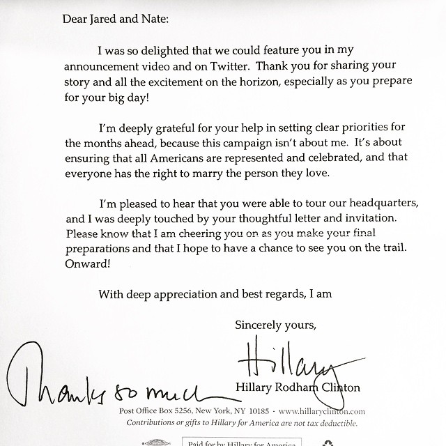 Interview: Hillary Clinton's campaign video gay couple talk personal ...