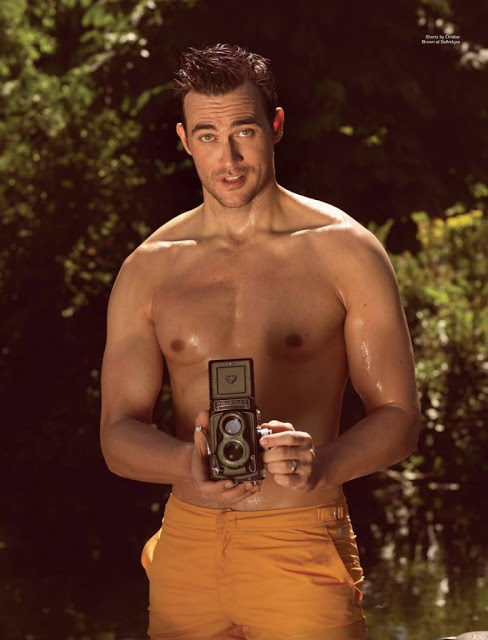 Relive Cheyenne Jackson's pec and pooch-filled Attitude cover shoot ...