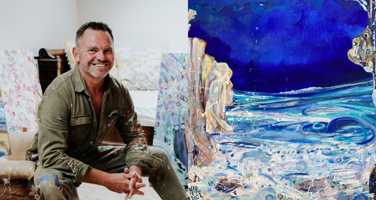 Artist auctions painting inspired by coming out for Attitude Magazine ...