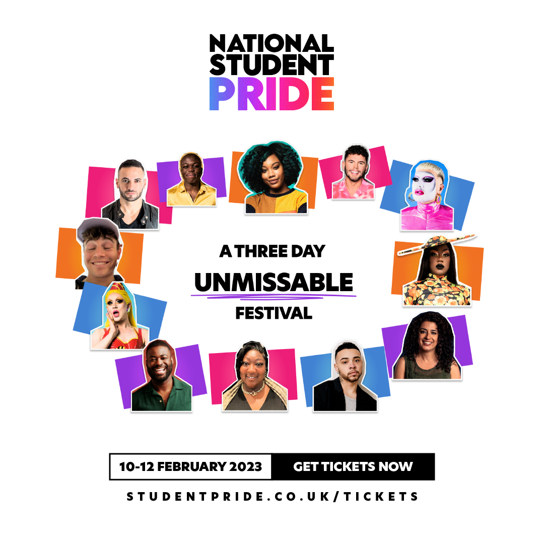 National Student Pride unveils 2023 line-up - Attitude