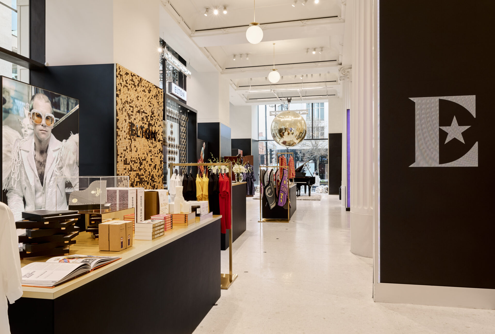 Elton John arrives at The Corner Shop in Selfridges - Attitude