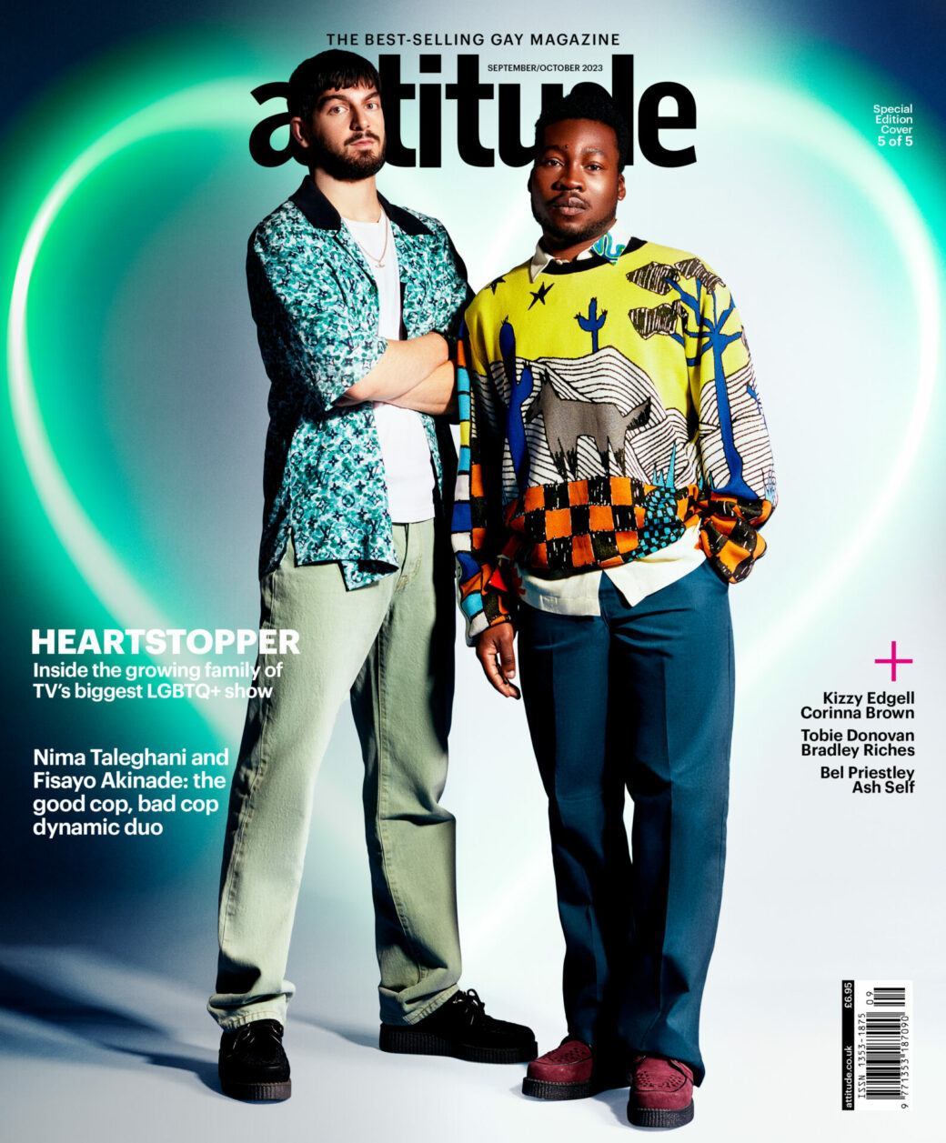 Heartstopper: Nima Taleghani and Fisayo Akinade unveiled as Attitude's ...
