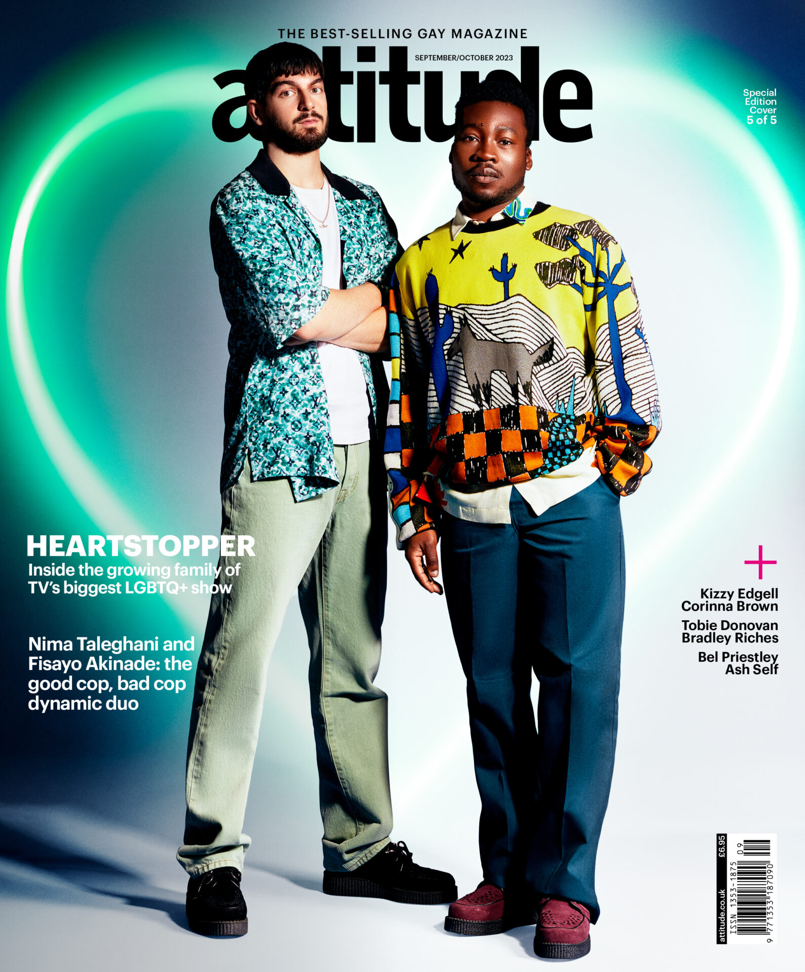 Heartstopper: Nima Taleghani and Fisayo Akinade unveiled as Attitude's ...