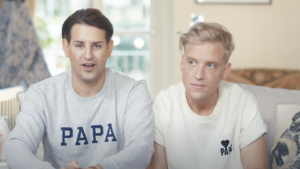 Ollie and Gareth Locke welcome twins via surrogate - Attitude