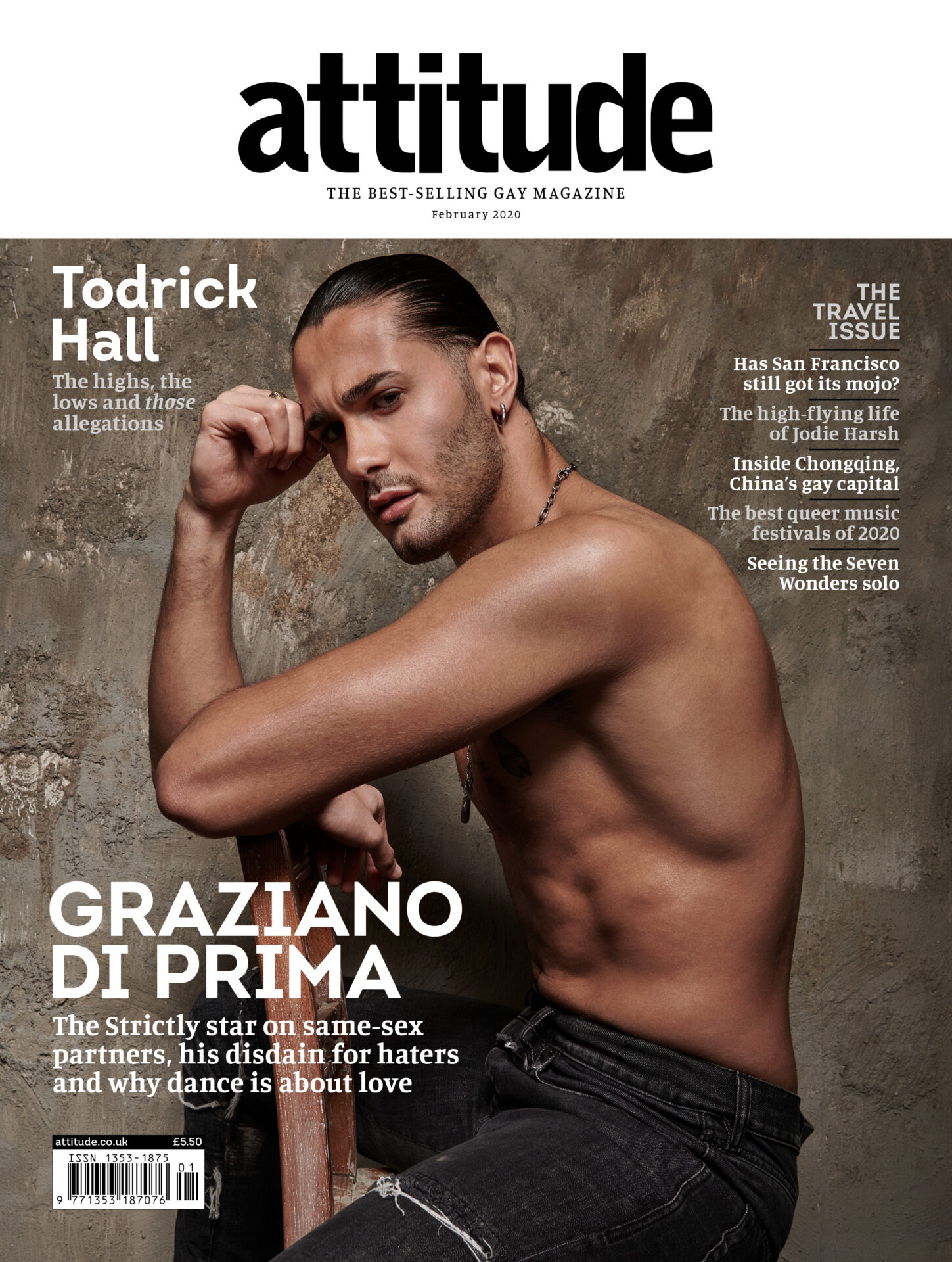 Joseph Sinclair: A tribute in 12 Attitude covers - Attitude