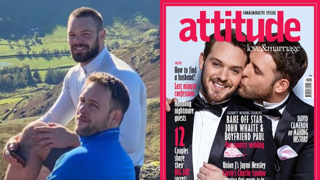 John Whaite marries Paul Atkins - 10 years after covering Attitude's ...