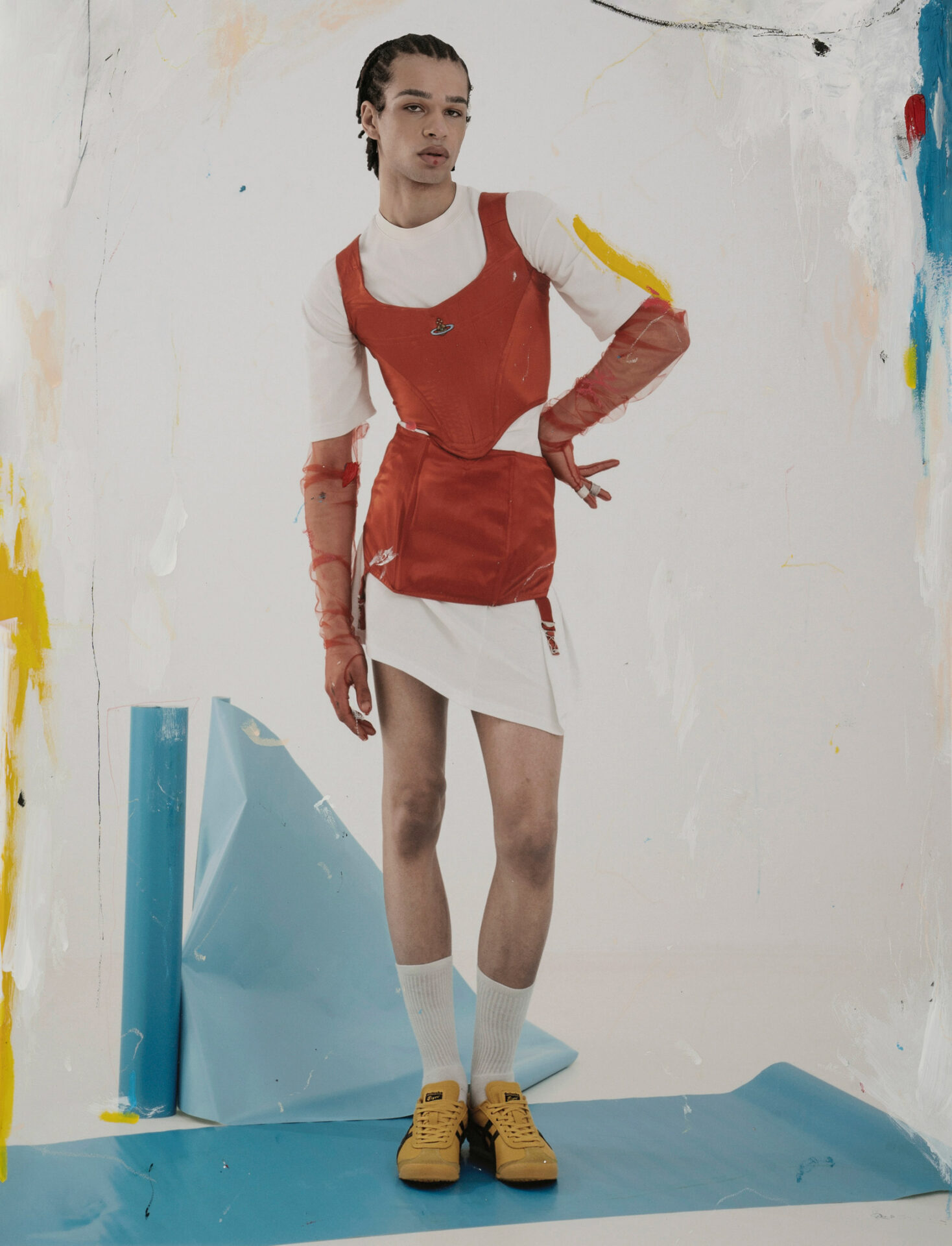 Maximilian Schwarz photoshoot merges art and identity - Attitude