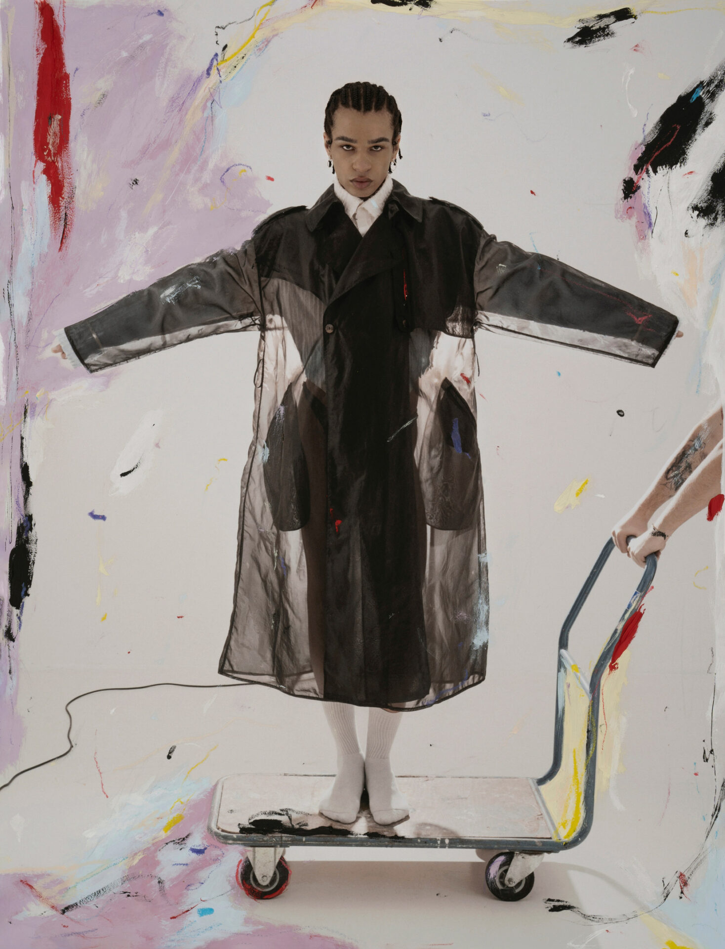 Maximilian Schwarz photoshoot merges art and identity - Attitude