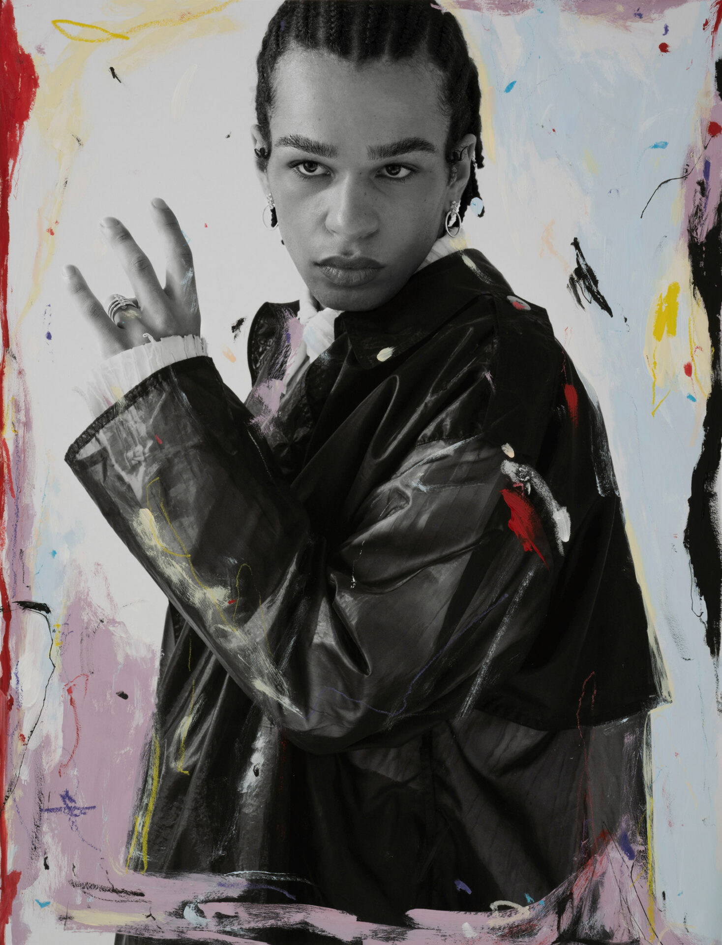 Maximilian Schwarz photoshoot merges art and identity - Attitude