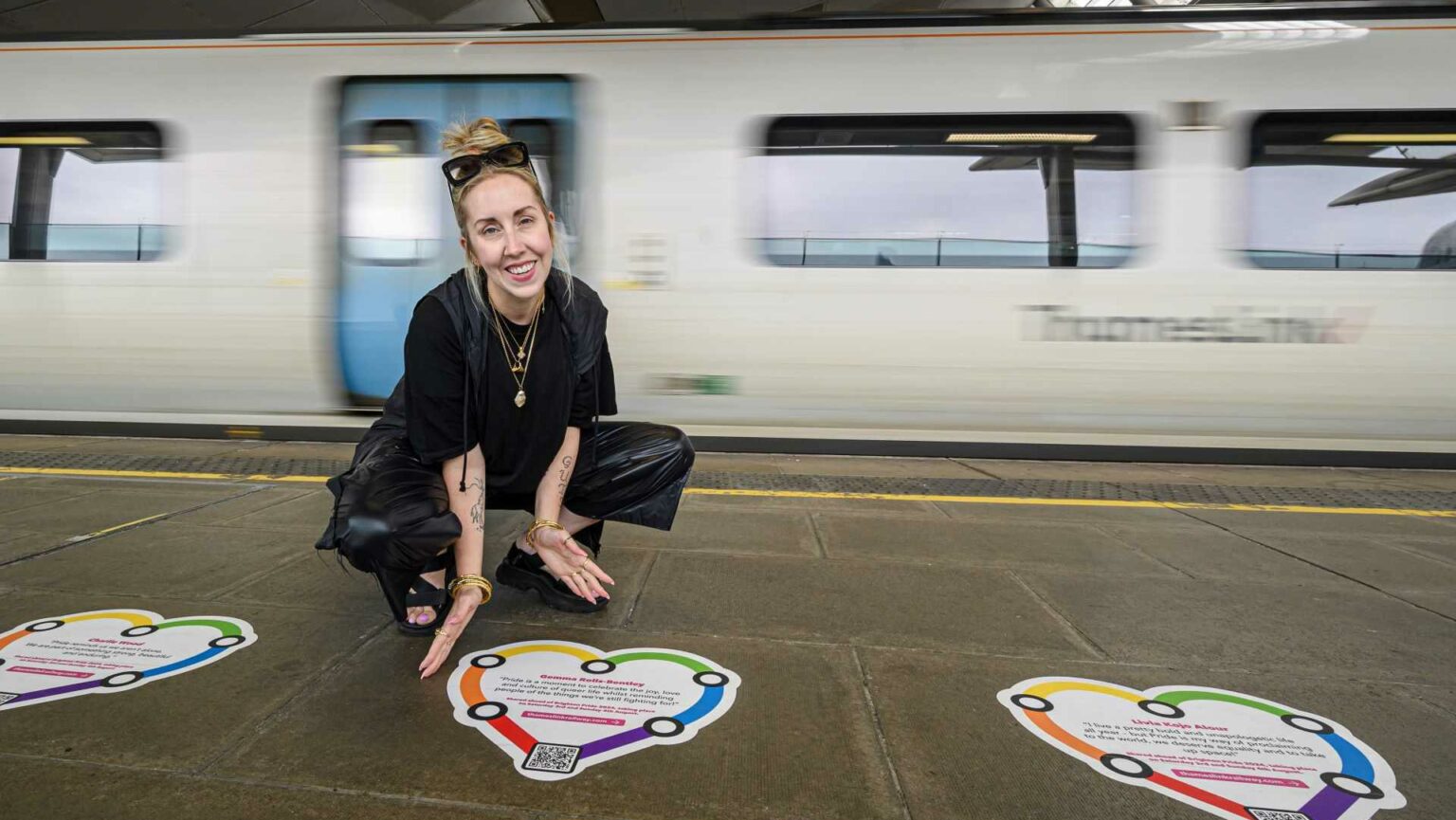 London stations display Pride art as train services boosted for ...