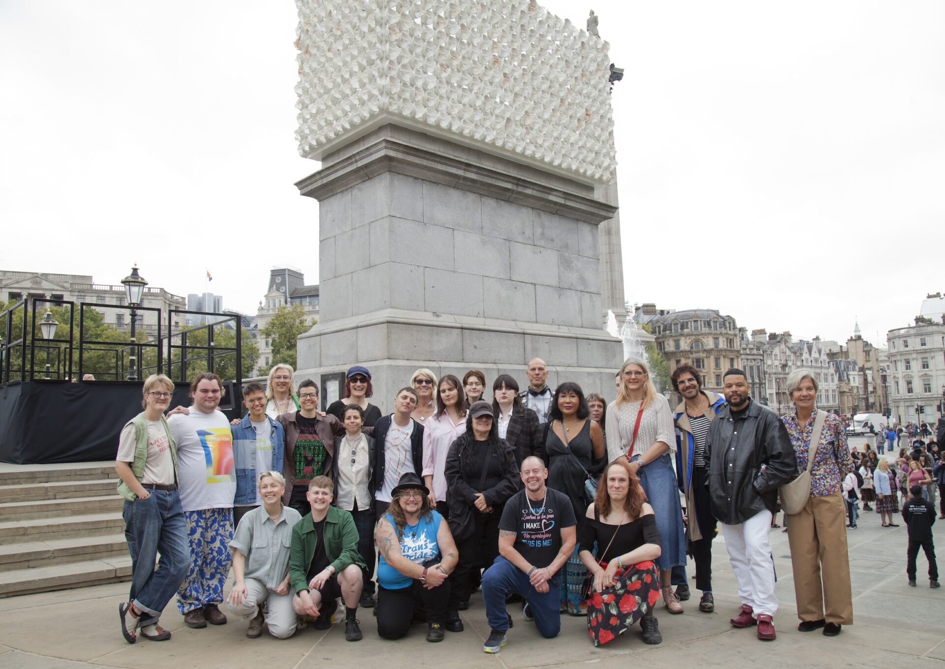 Trafalgar Square Fourth Plinth shows 726 trans, gender-diverse faces