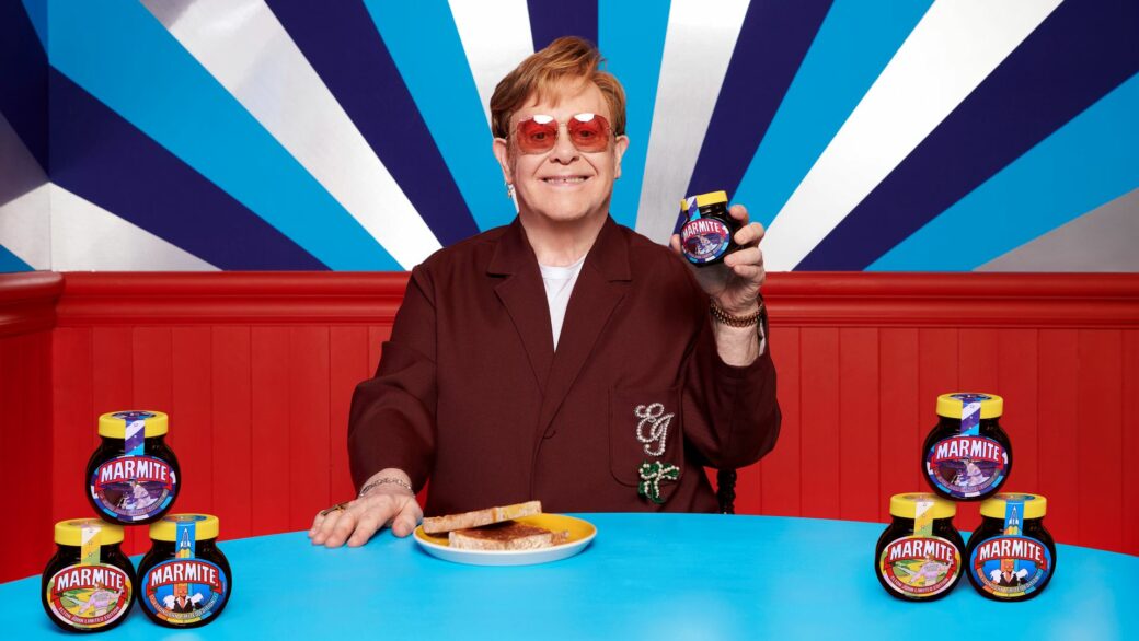 Marmite launches dazzling new limited-edition Elton John jar - Attitude