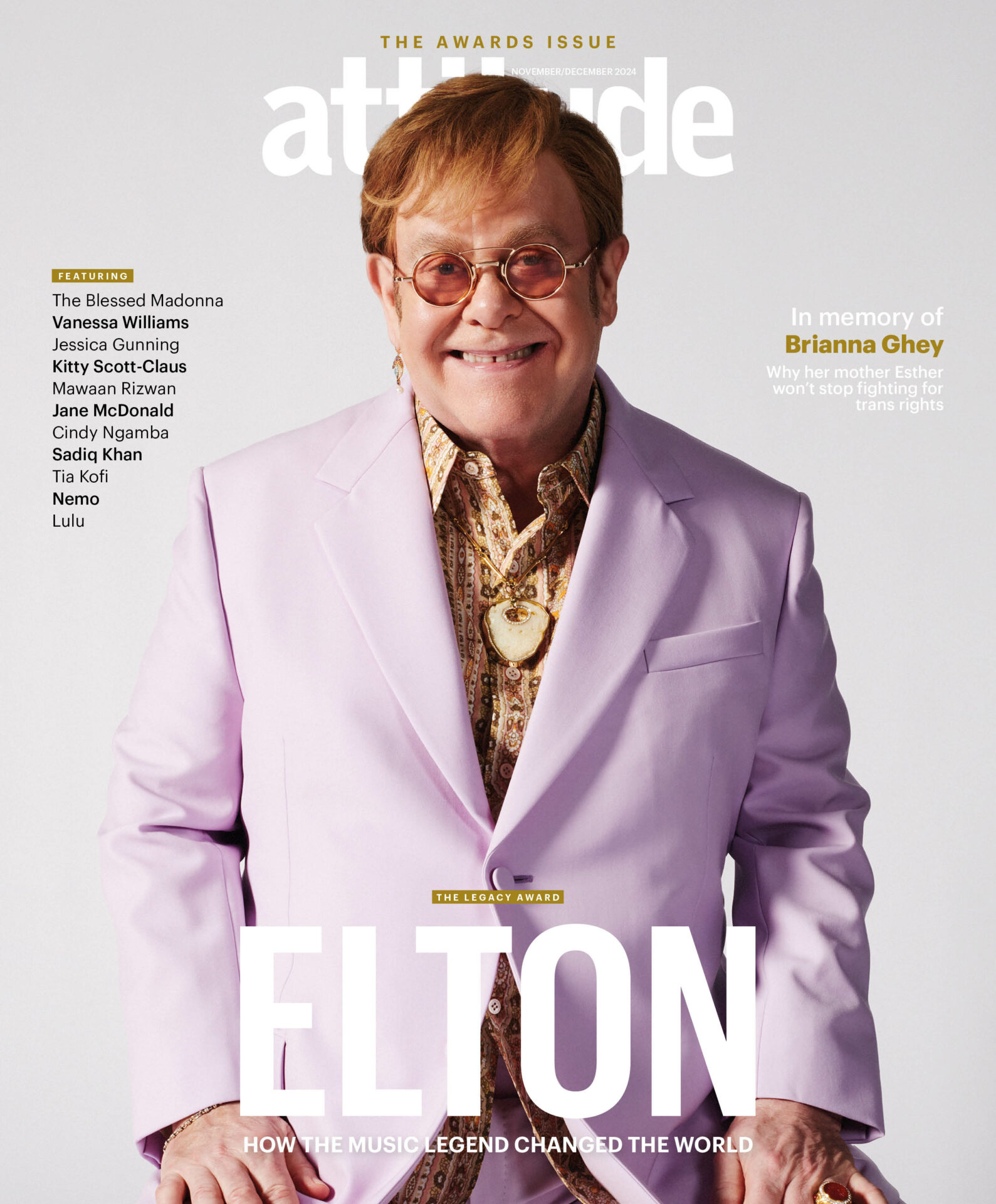 Read Elton John's acceptance speech at the Virgin Atlantic Attitude ...