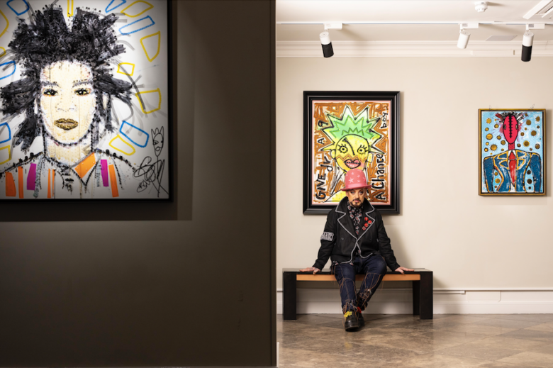 Boy George on 'punky pop art' portraits of Madonna, Bowie, Prince