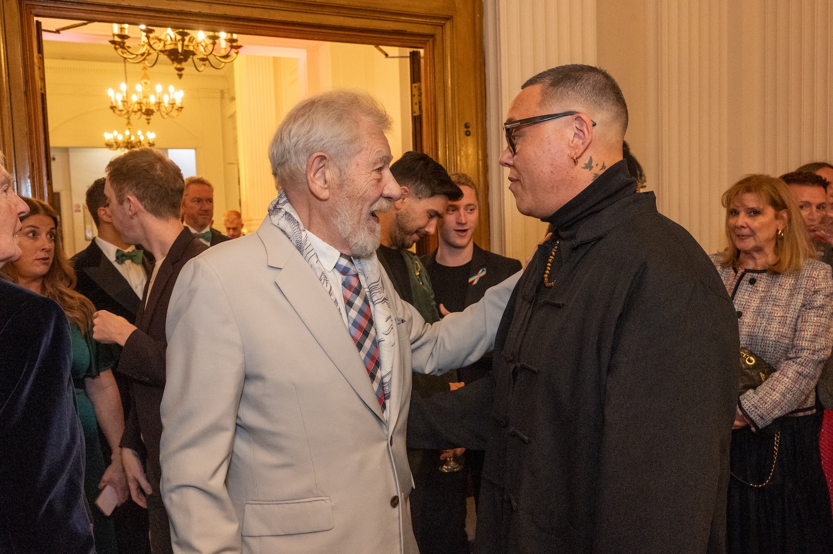 Sir Ian McKellen collects Lifetime Achievement Award at Stonewall ...