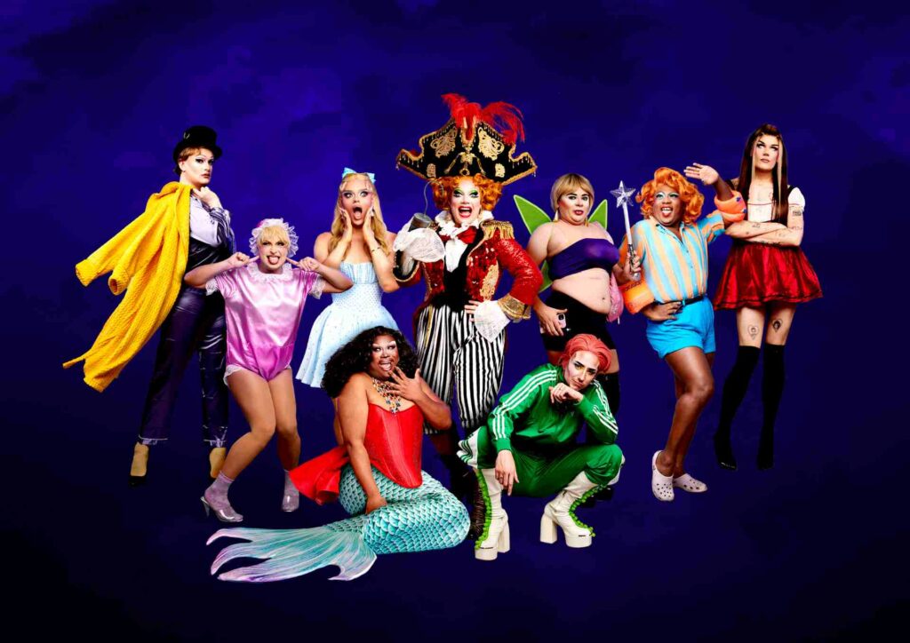 Drag Race stars leading 'rude, crude' Christmas panto in London's West ...