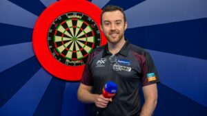 Gay darts ref makes history as he officiates Luke Littler match