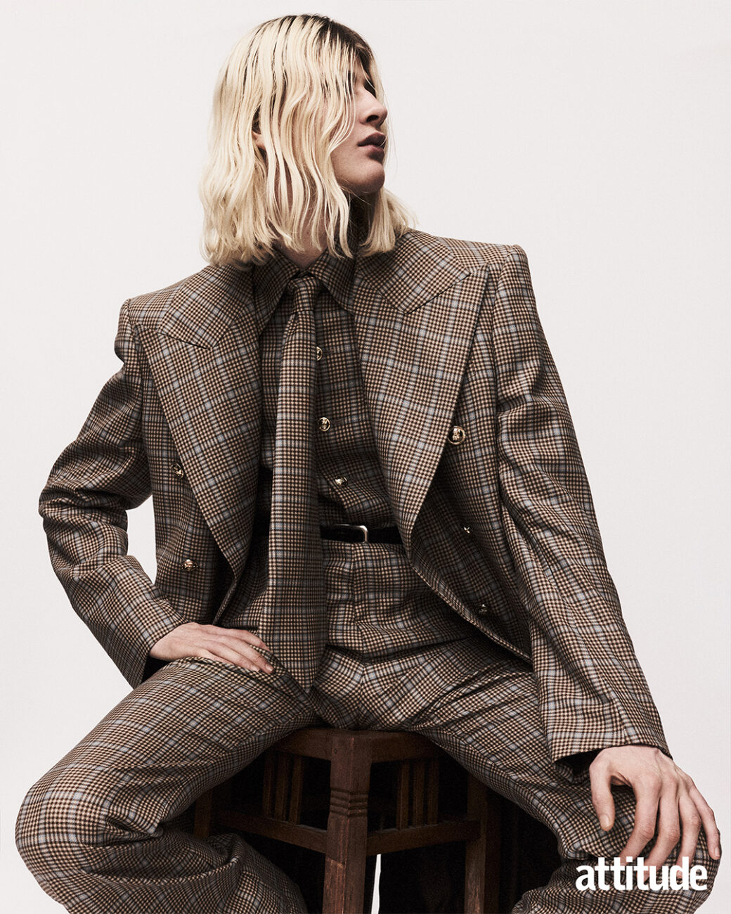 'Nothing suits me like a suit': Attitude's latest main fashion shoot ...