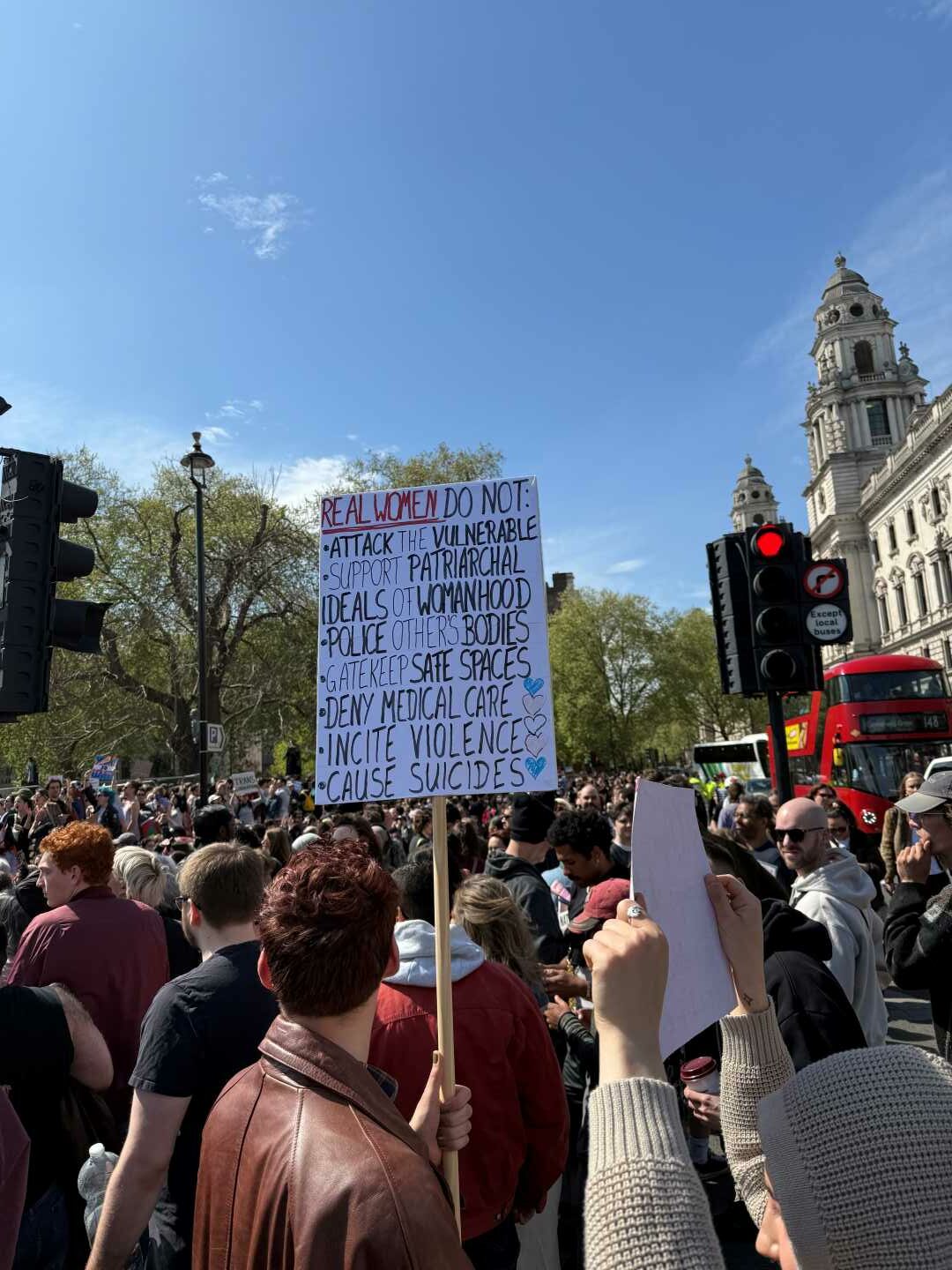 Thousands flood London streets in protest march against Supreme Court ...