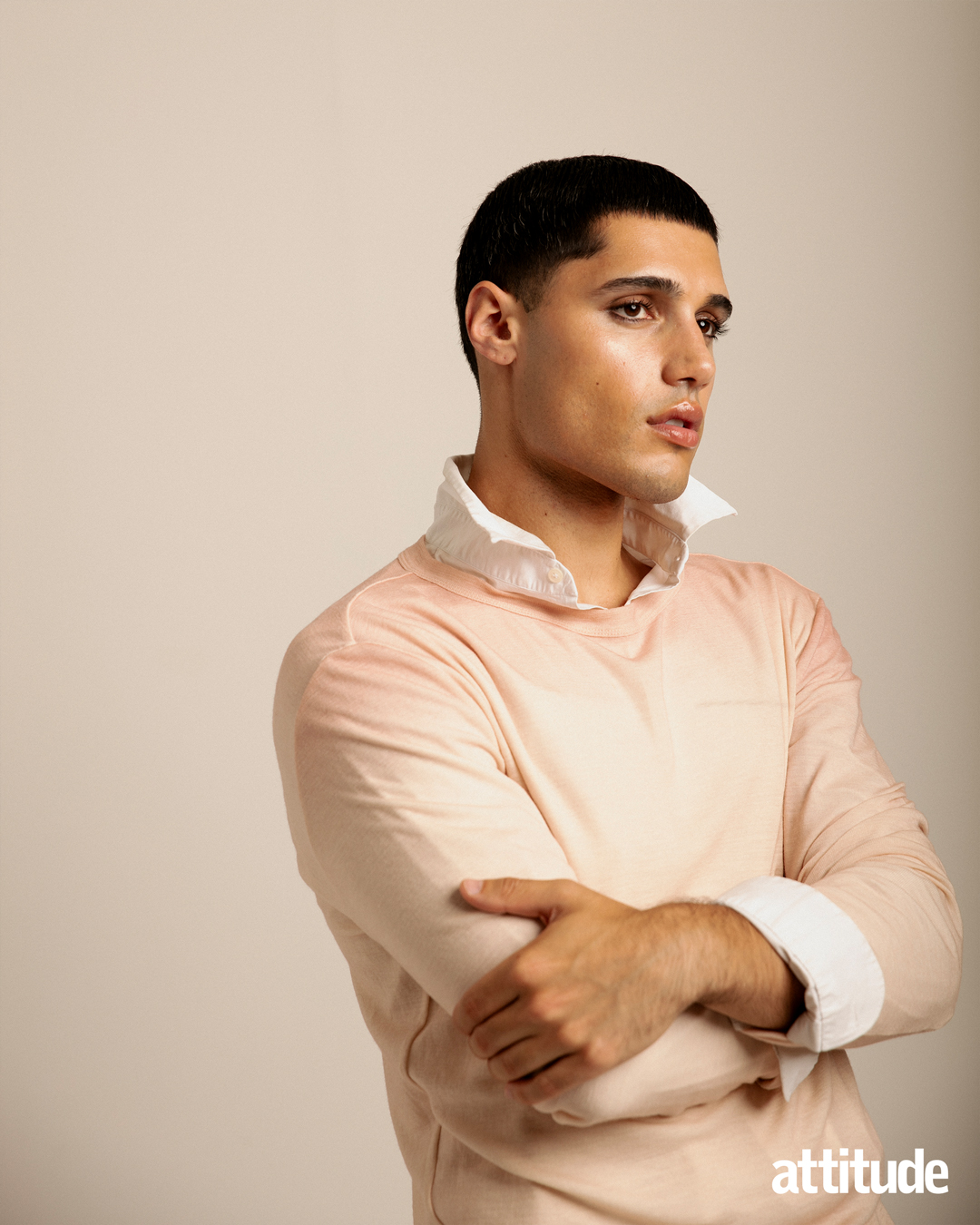 Attitude's latest menswear editorial balances strength and softness