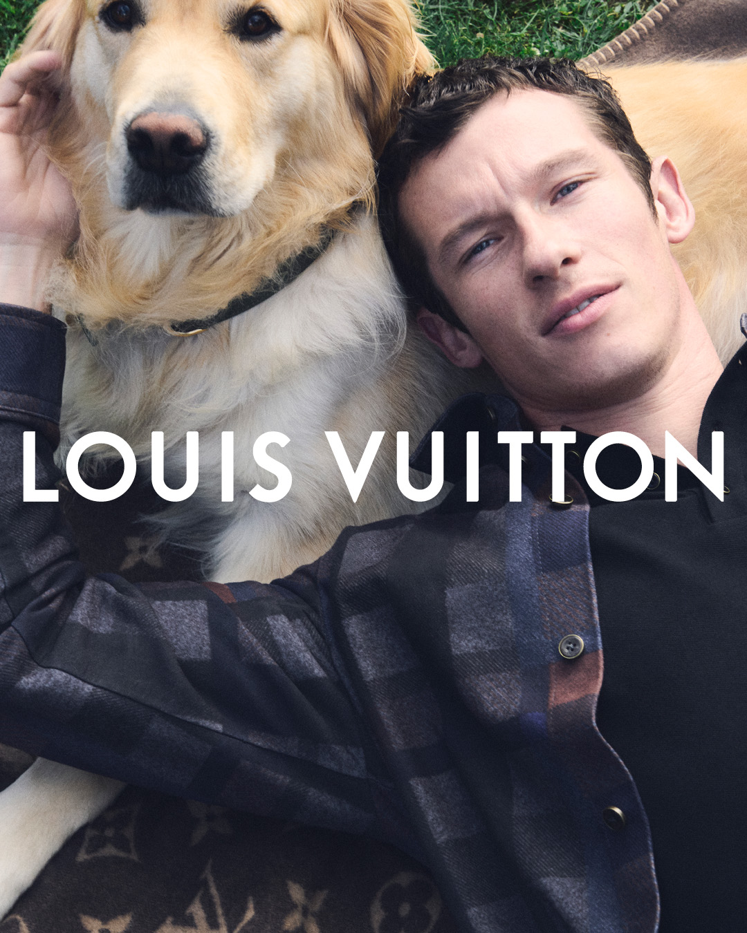 Callum Turner and cute dogs star in Louis Vuitton's latest campaign