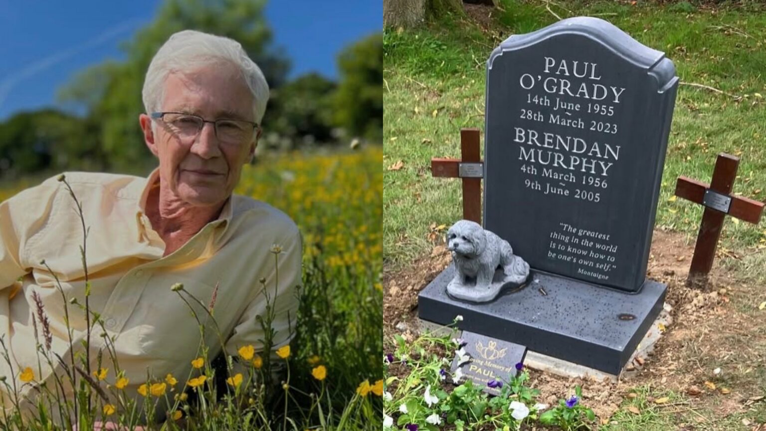 Paul O'Grady's grave gets headstone two years after his death - Attitude