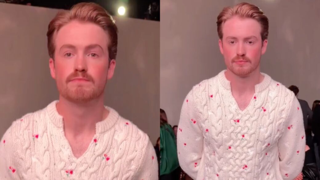 Kit Connor debuts stylish moustache at Paris Fashion Week - Attitude