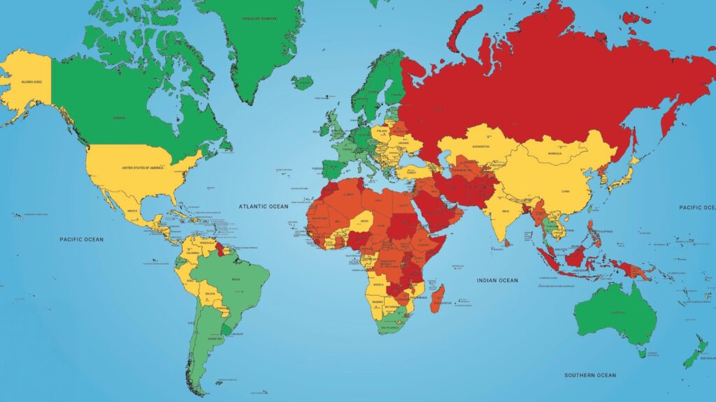 LGBTQ+ Risk Map: where queer travellers feel safe - Attitude
