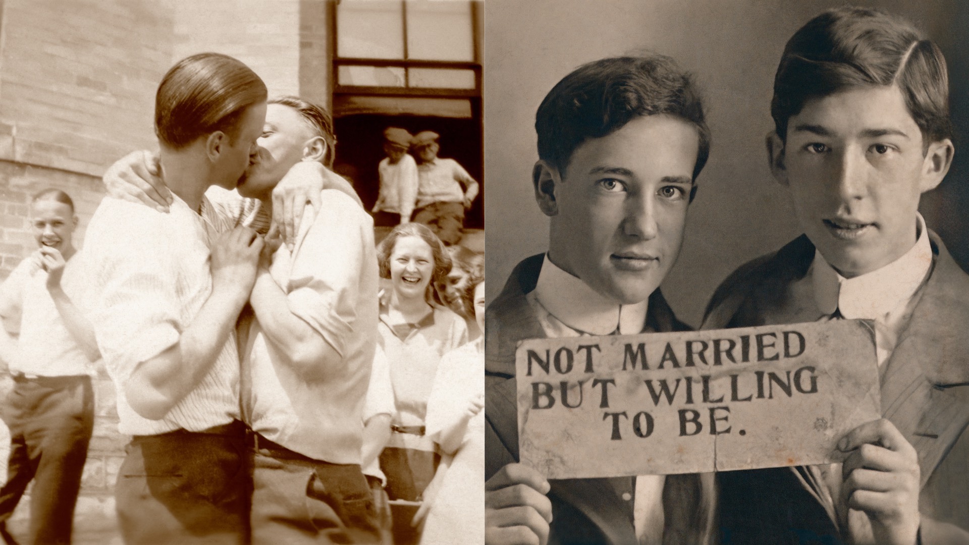 Love through a lens: 10 epic images of gay couples in love from 1850s ...