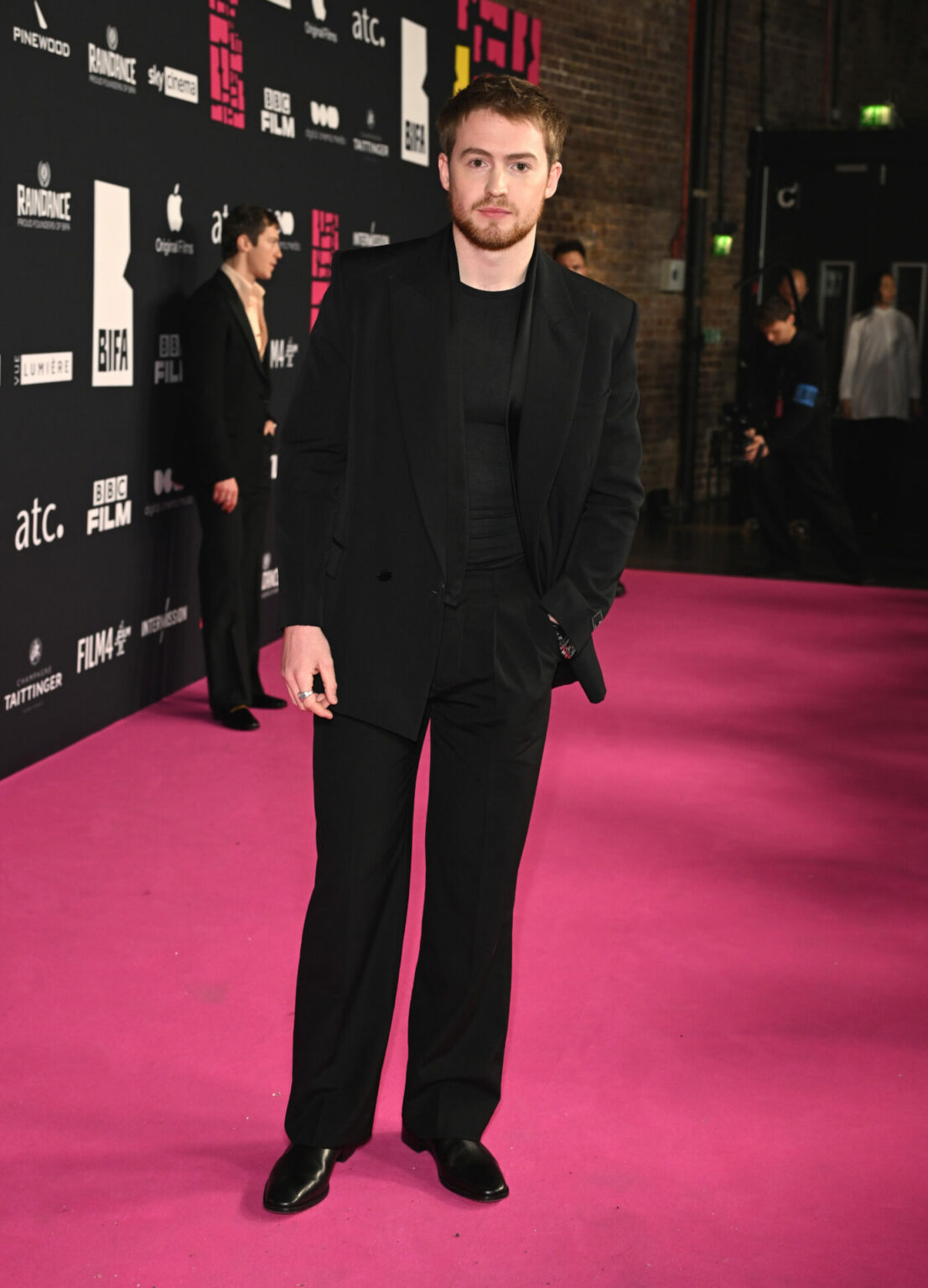 Kit Connor reveals bushiest beard yet as he attends BIFAs - Attitude